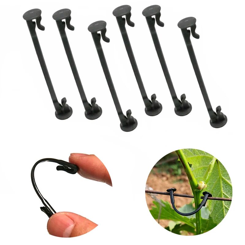 Кронштейн Для Поддержки Растений, Вьющихся Растений, Фруктов И Ягод - Пластиковый Садовый Крючок-зажим Для Крепления Винограда