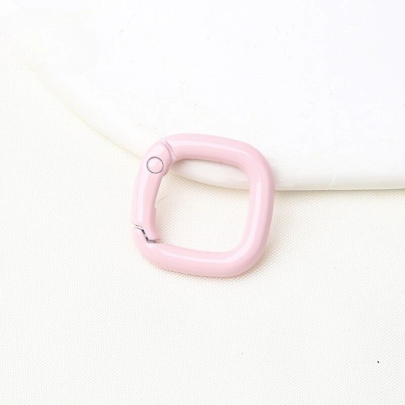 Цветной карабин из сплава Розовый, Pink