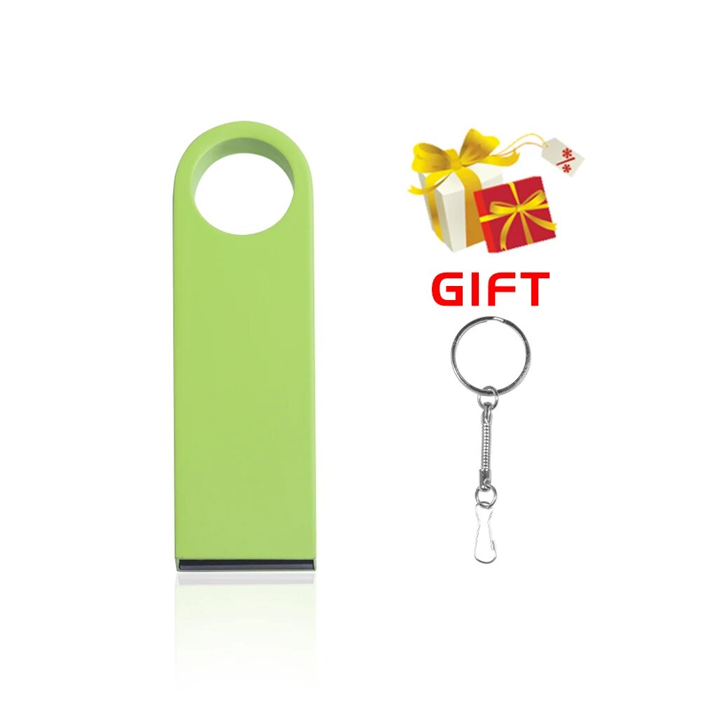 JASTER USB-флешка 8 ГБ/16 ГБ/32 ГБ/64 ГБ/128 ГБ 4 ГБ, Light Green 2.0