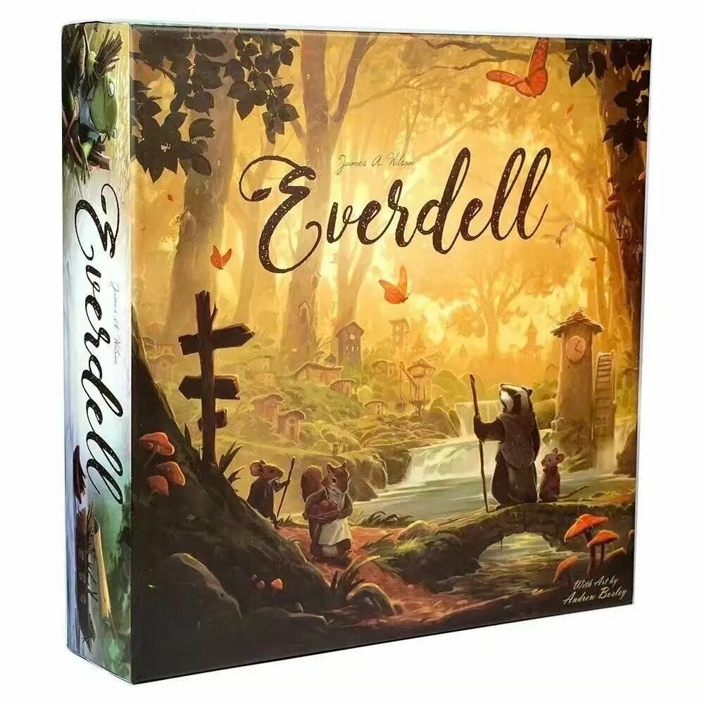 Английская версия настольной игры Everdell Wonderland Valley Город чудес, Зоопланктон, Настольная игра