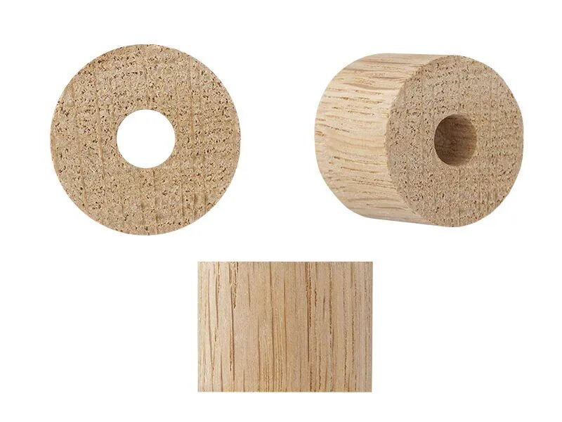 Втулка деревянная, D 20 мм, дуб (10 шт/уп).