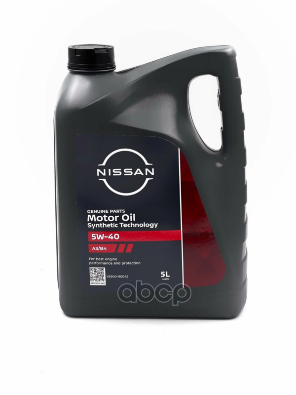 NISSAN 5L 5W-40 KE90090042R MOTOR OIL CF/SN НЕ поставляется, новый номер масло моторное синтетическое