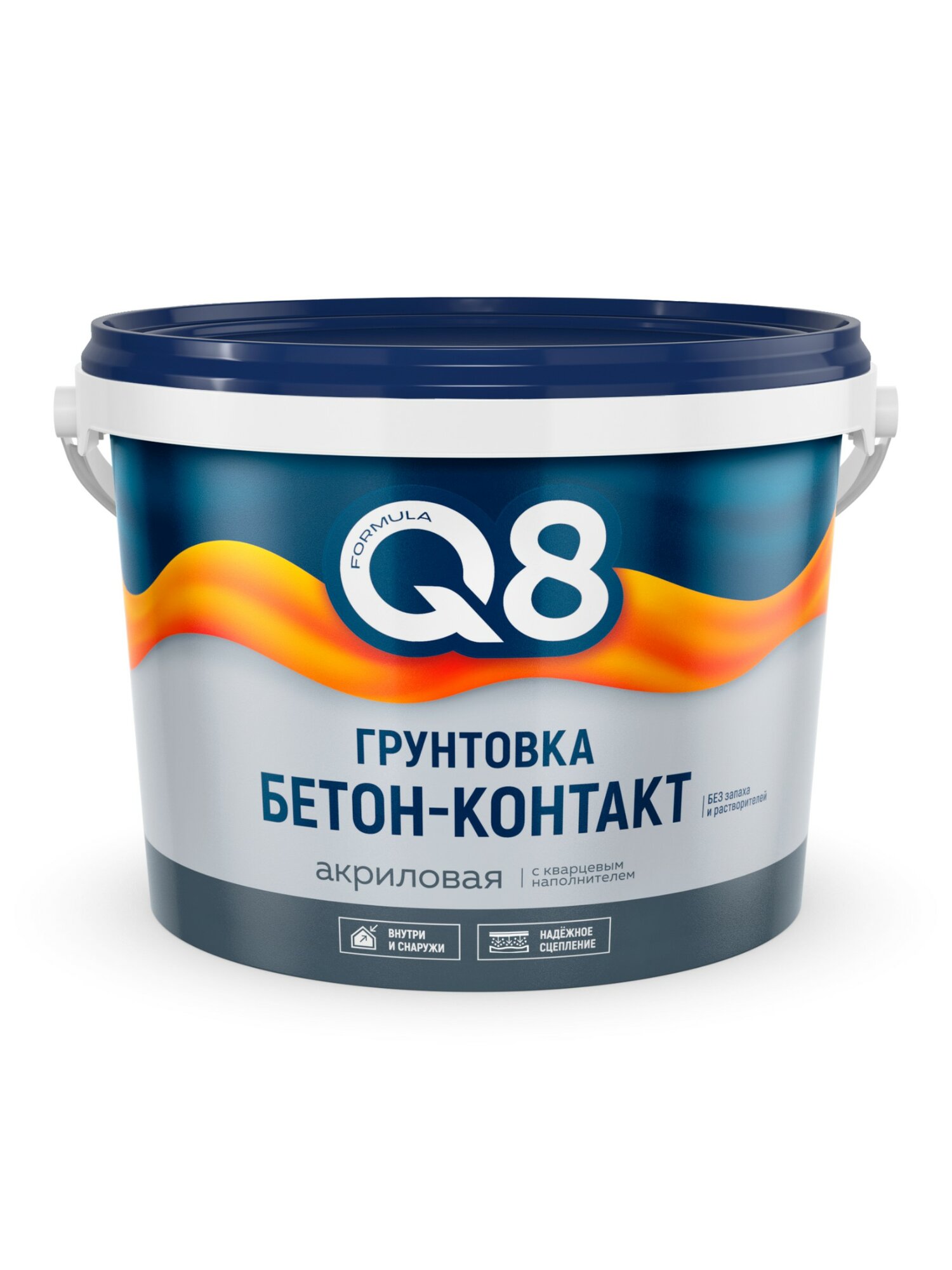 Грунтовка воднодисперсионная, акриловая, Formula Q8, бетоноконтакт, 6 кг