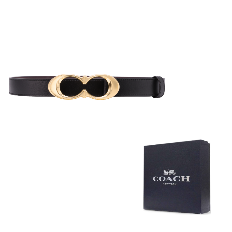COACH Ремни из коровьей кожи женские ширина 2,5 см M