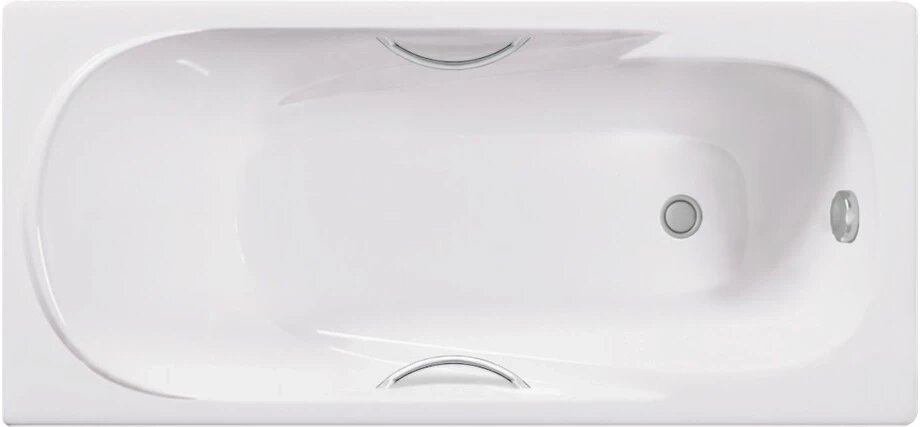 Ванна чугунная Delice Maestro DLR230646R 200x85 см, с отверстиями под ручки, белый