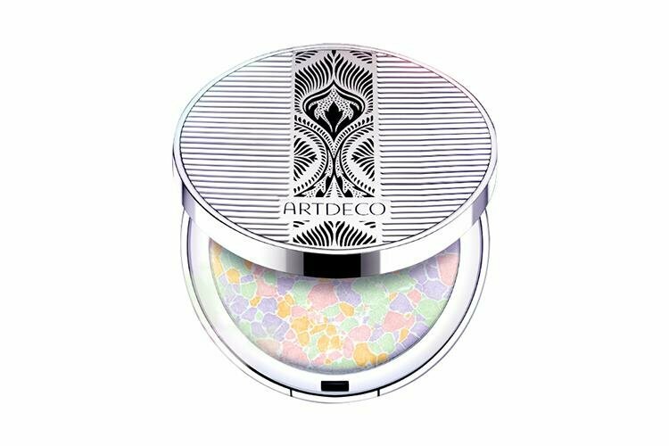 Цветочная радужная медовая пудра женская ARTDECO 5759631, 10 г, для контроля масла, сияния, тонизирования и фиксации