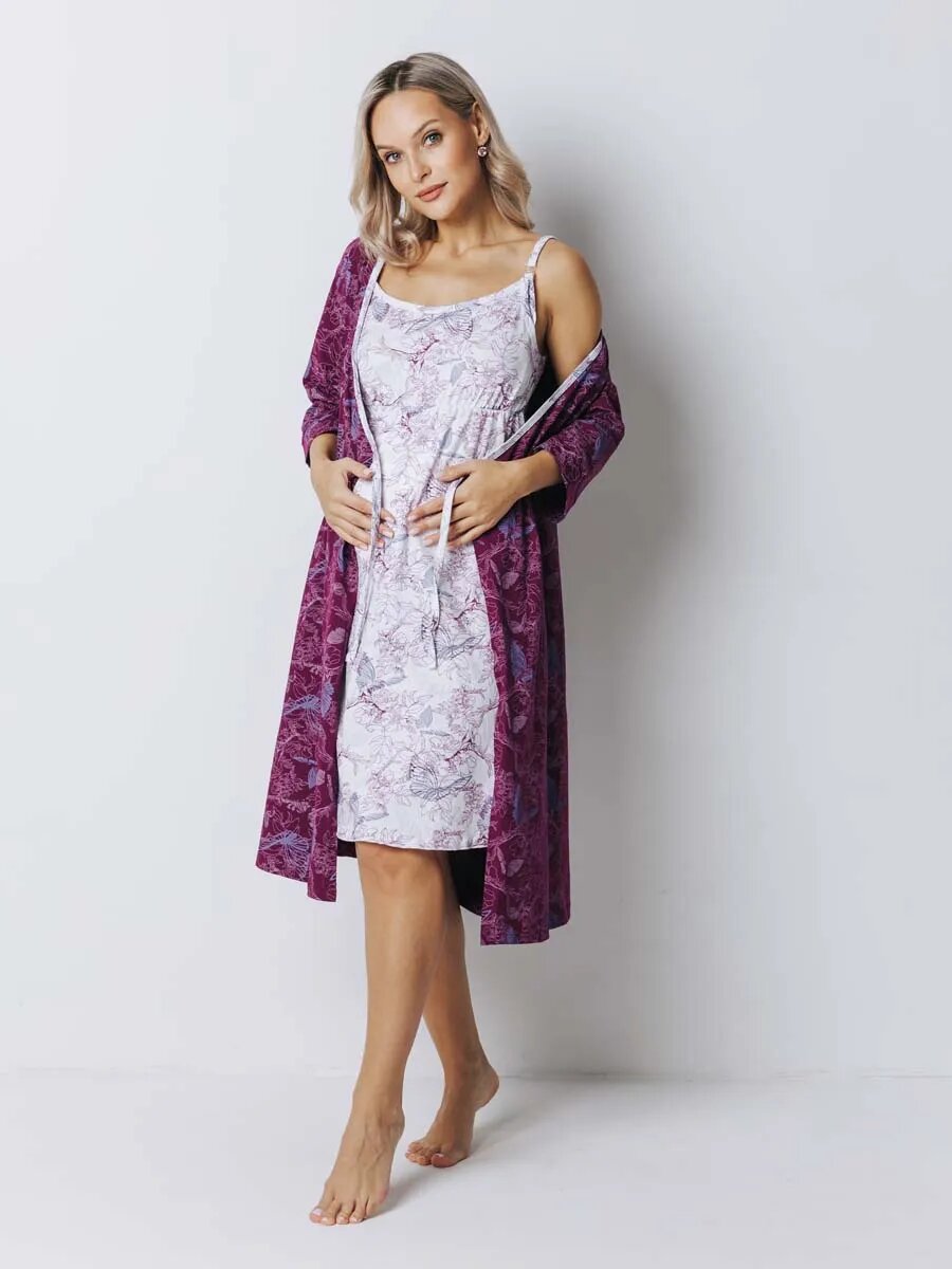 Пеньюар для кормящих мам