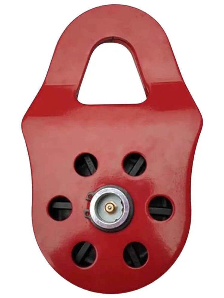 10-тонный мобильный полиспаст для лебедки, красный, для внедорожников, грузоподъемность 10 тонн