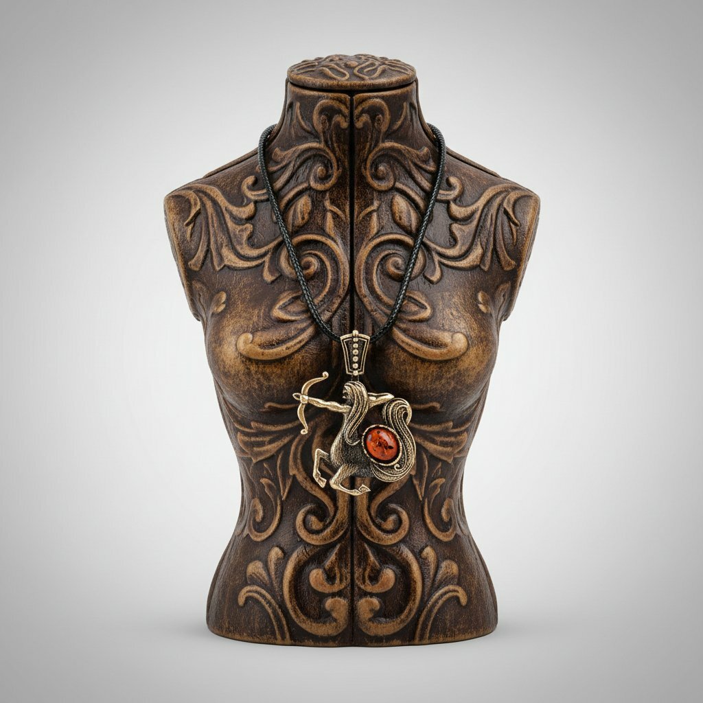 Подвеска, янтарь