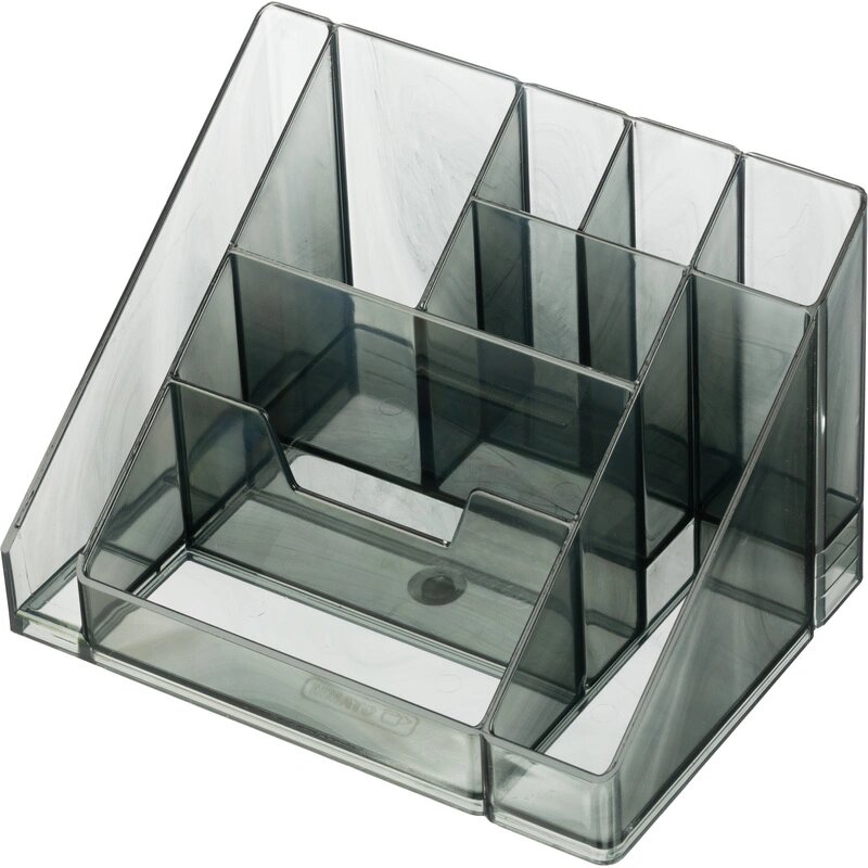 Подставка-органайзер для канц. мелочей Attache Каскад 9 отд. тон. Серый/черый