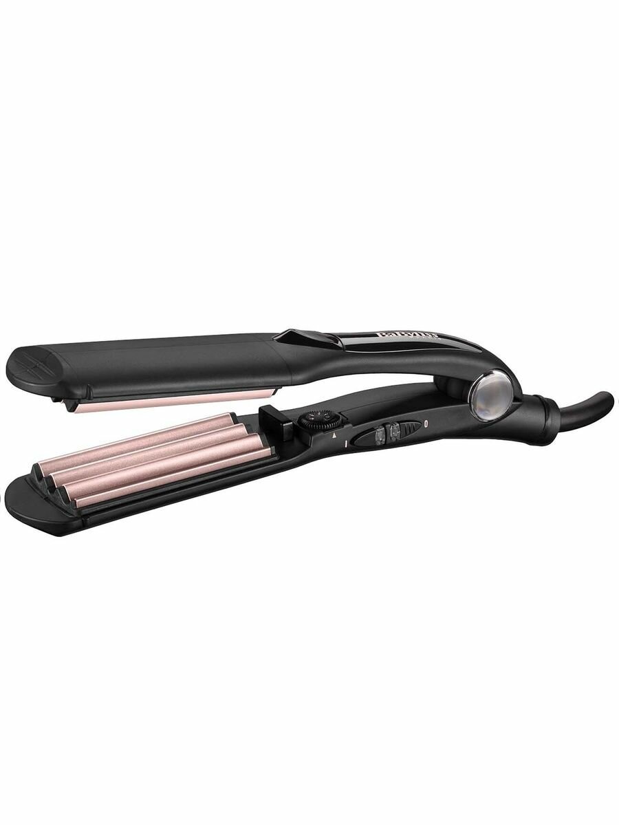 Babyliss щипцы-гофре для волос 2165CE профессиональная плойка с турмалиновым покрытием и регулировкой температуры