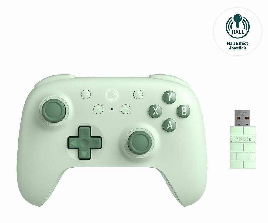8BitDo Ultimate 2C Wireless 2.4G Игровой контроллер с эффектом Холла Джойстик для ПК Steam Deck Raspberry Pi Android