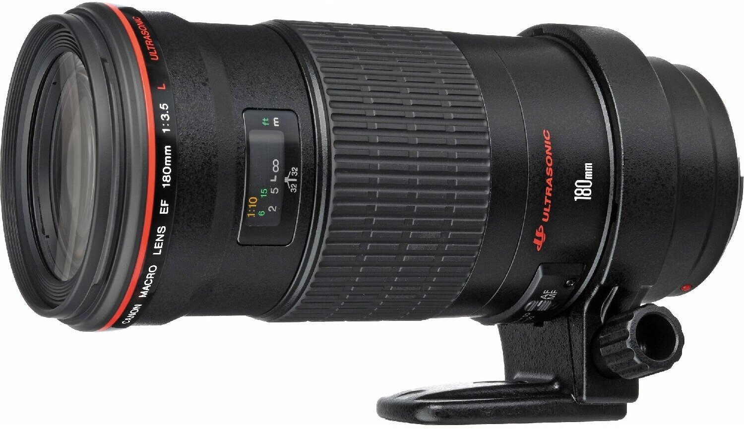 Объектив Canon EF 180mm, макро, F3.5, f/32, 8 лепестков, 1090г