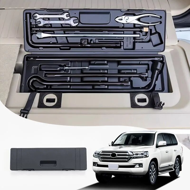 Многофункциональный аварийный набор для Toyota Land Cruiser 200 LC200 (2008-2021), черный цвет, 1 шт