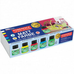 Набор матовых акриловых красок Hobby Line 5 банок по 60 мл