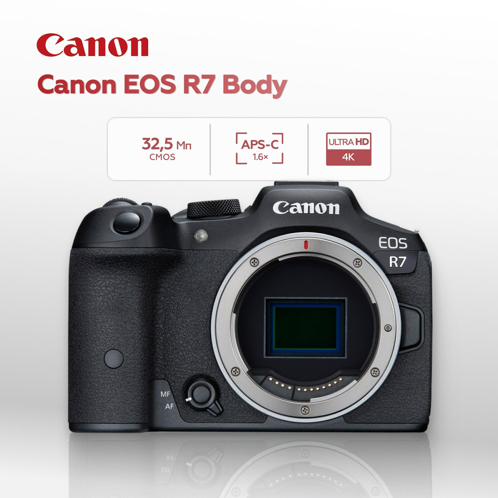 Беззеркальный фотоаппарат Canon EOS R7 Body