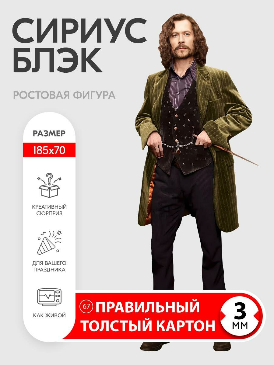 Аксессуар для фотосессий, Сириус Блэк (Гарри Поттер), ростовая фигура