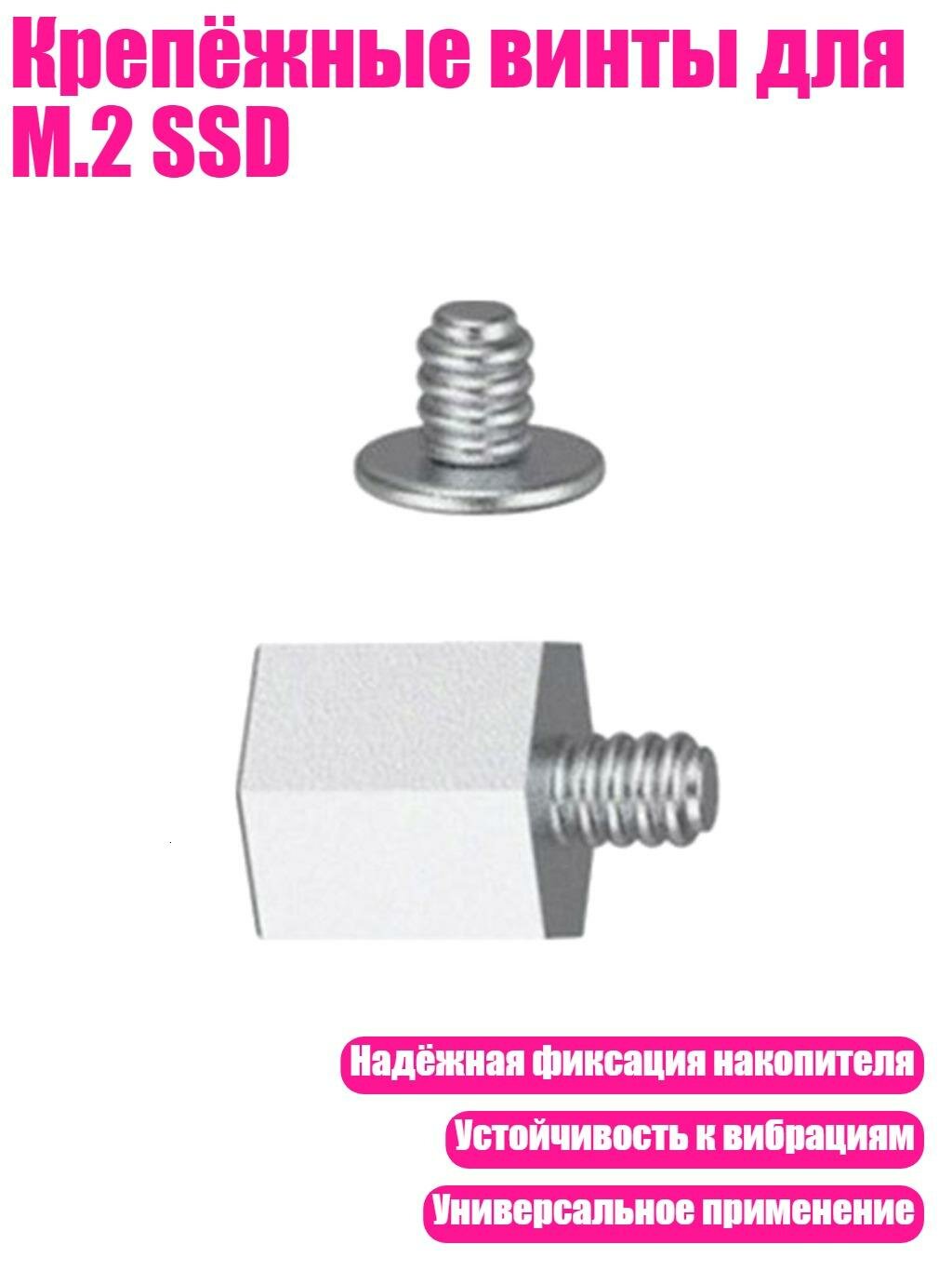 Крепёжные винты для M.2 SSD, для Передней Гайки Asus