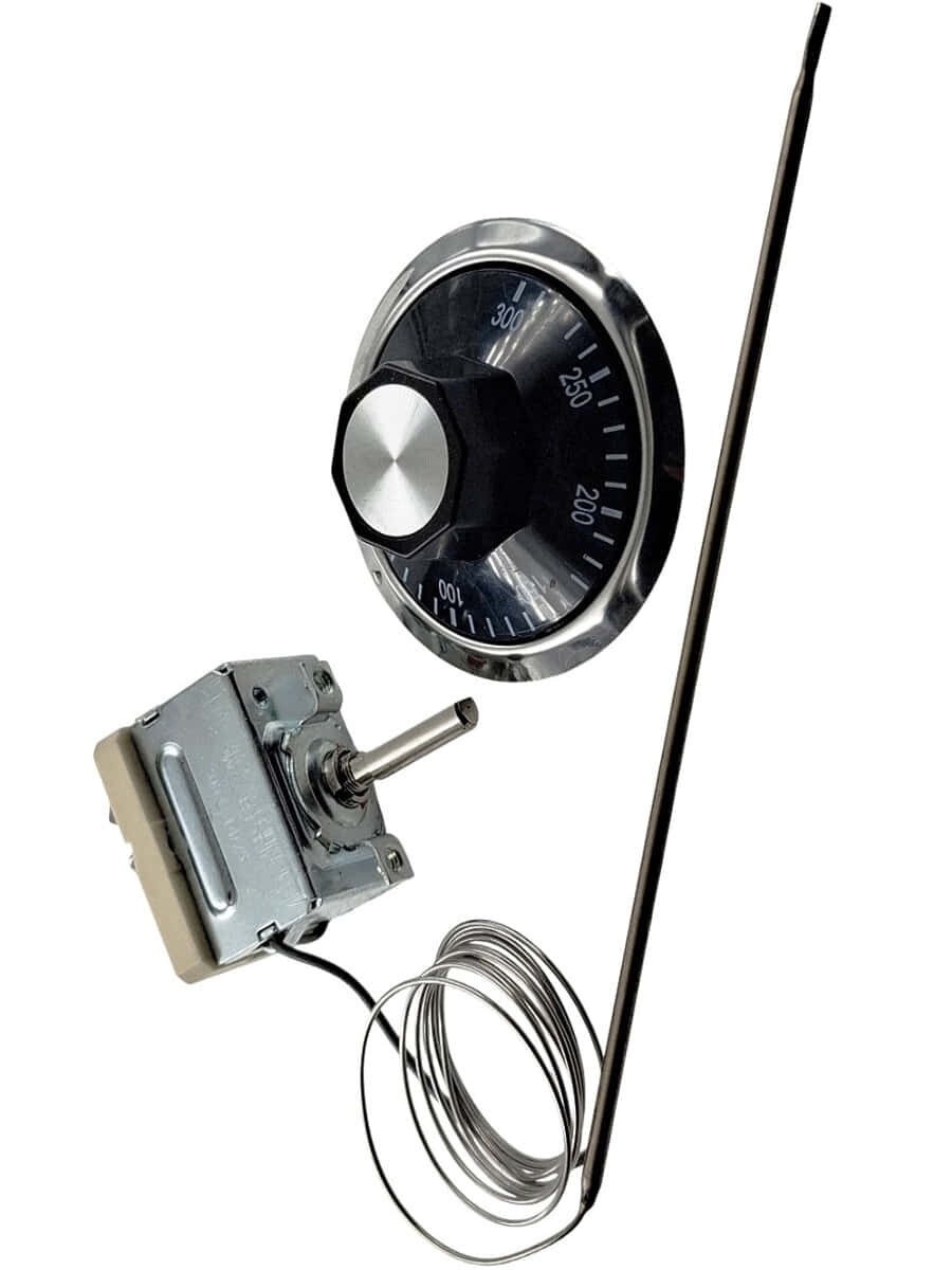 Терморегулятор (термостат) духовки в сборе с ручкой WK-R15E для плиты Hansa