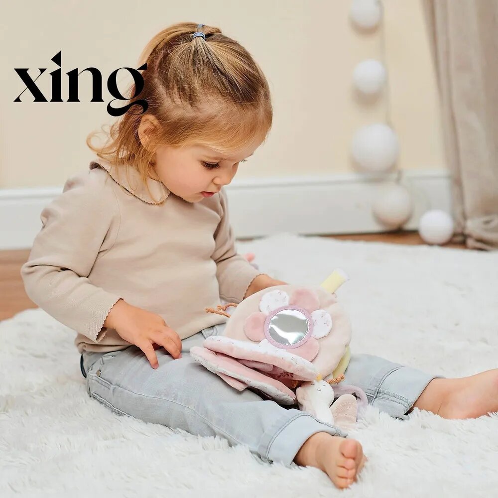 Игрушка мягкая Nattou Soft toy ALICE & POMME Лисичка и Кролик Activity книжка 485265