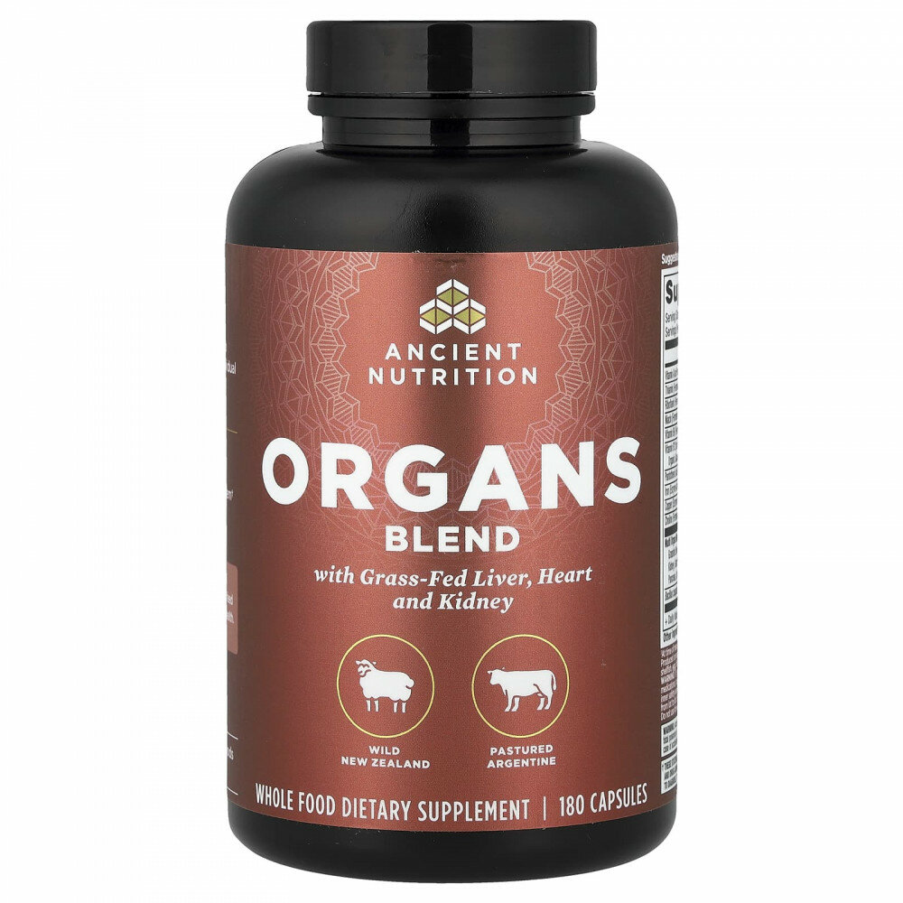 Ancient Nutrition, Смесь для органов, 180 капсул