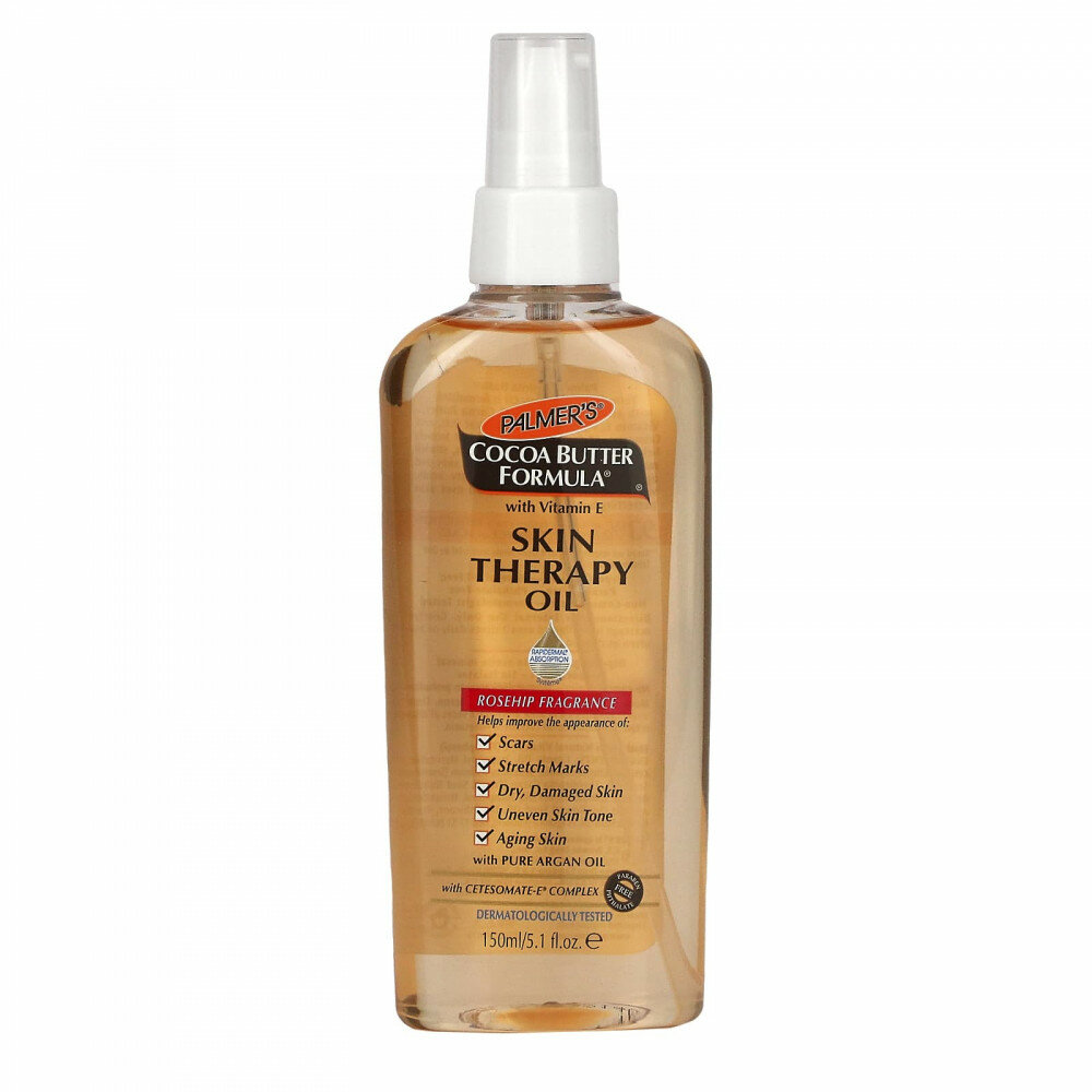 Palmer's, Cocoa Butter Formula®, масло для ухода за кожей с витамином E, шиповник, 150 мл (5,1 жидк. унции)