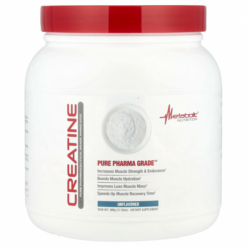 Metabolic Nutrition, Креатин, без добавок, 500 г (17,64 унции)