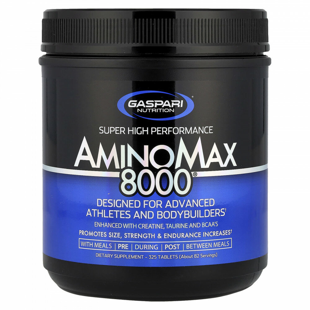 Gaspari Nutrition, AminoMax 8000®, 325 таблеток