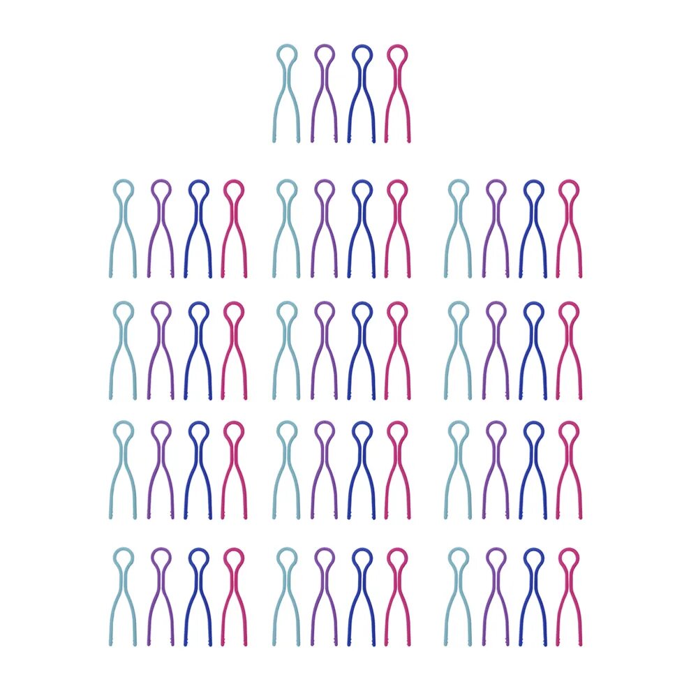 Универсальные Пластиковые Фиксаторы Бобин Подходят Для Швейных Машин 52 Штуки 7X2Cm