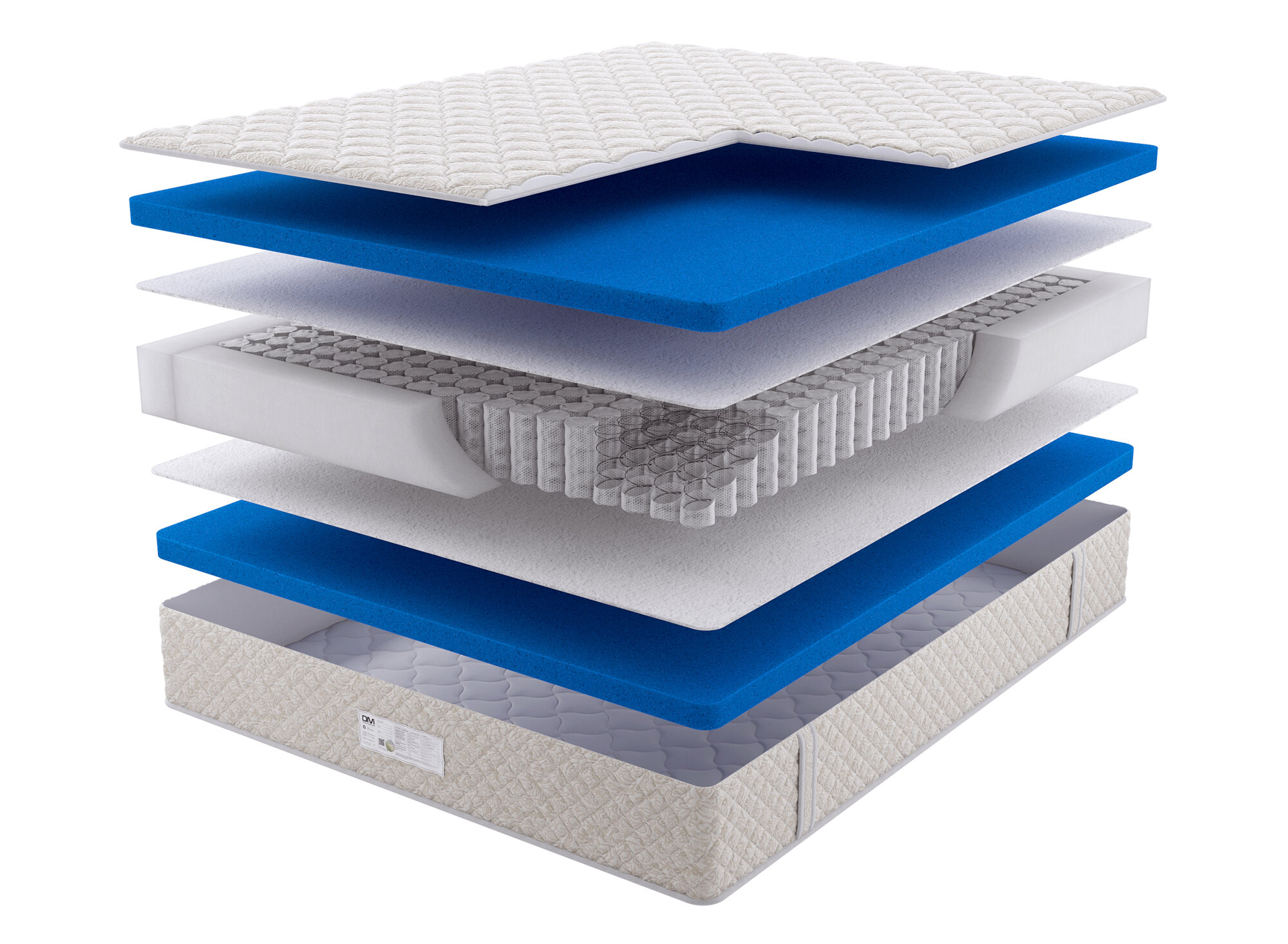 Матрас Dream Master Relax Medium SP 90х195 высота 28 см анатомический Независимые пружины