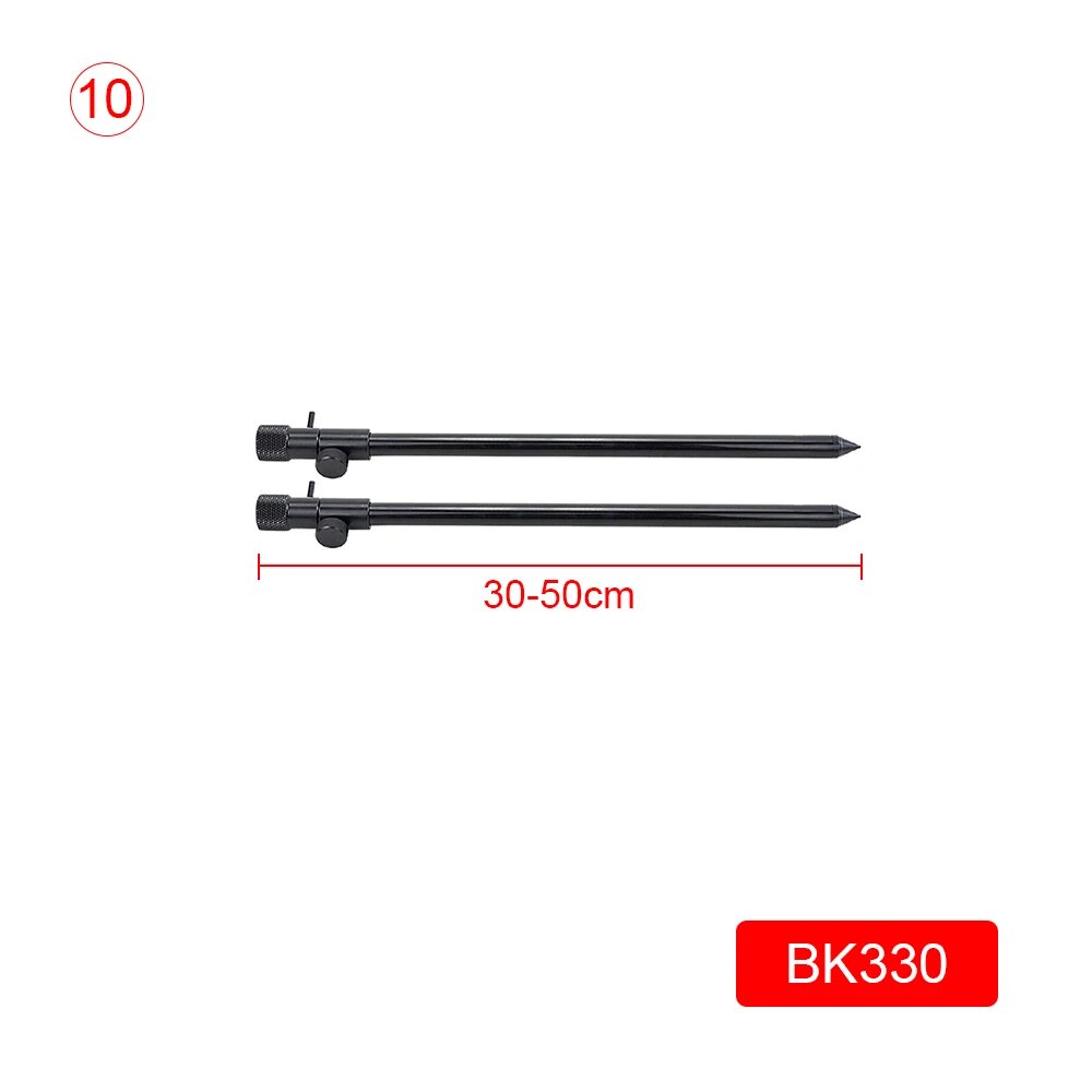 Hirisi Банковая палка и баз-бар для карпа 2 шт. Черный, 2pcs BK330