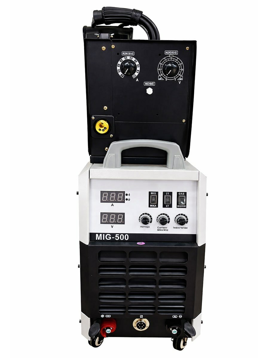 Инвертор сварочный DonWeld MIG-500, полуавтоматическая сварка MIG/MAG