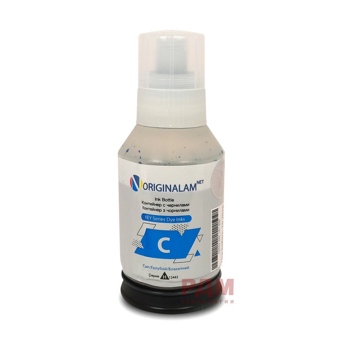 Чернила Originalamnet (12443) для HP GT (водные) 127 мл (Cyan)