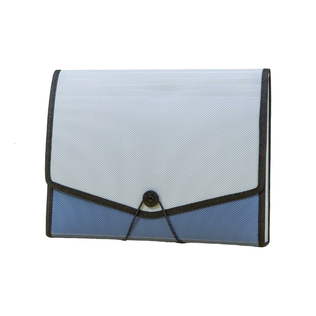 Портативный файл-органайзер из пластика, Синий - FC.