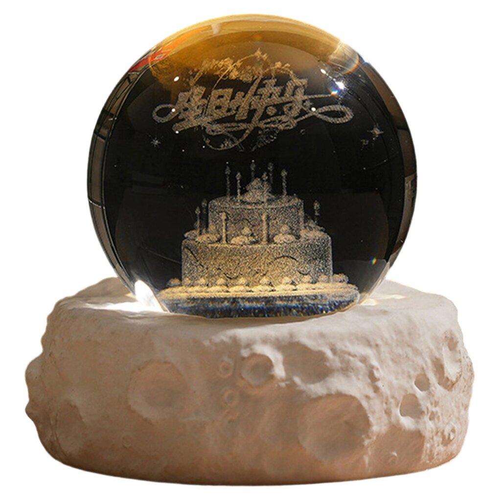Хрустальный Шар Crater Night Light-Хрустальный Шар На День Рождения