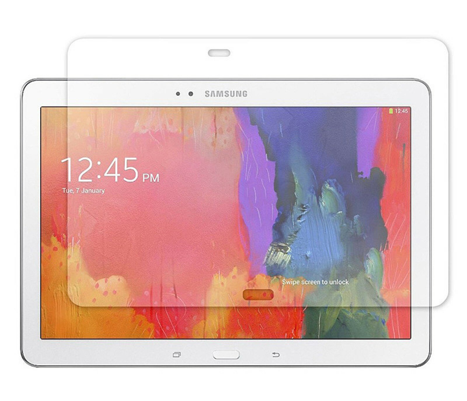Защитное противоударное стекло MyPads для Samsung Galaxy Tab Pro 10.1 SM T520 с олеофобным покрытием