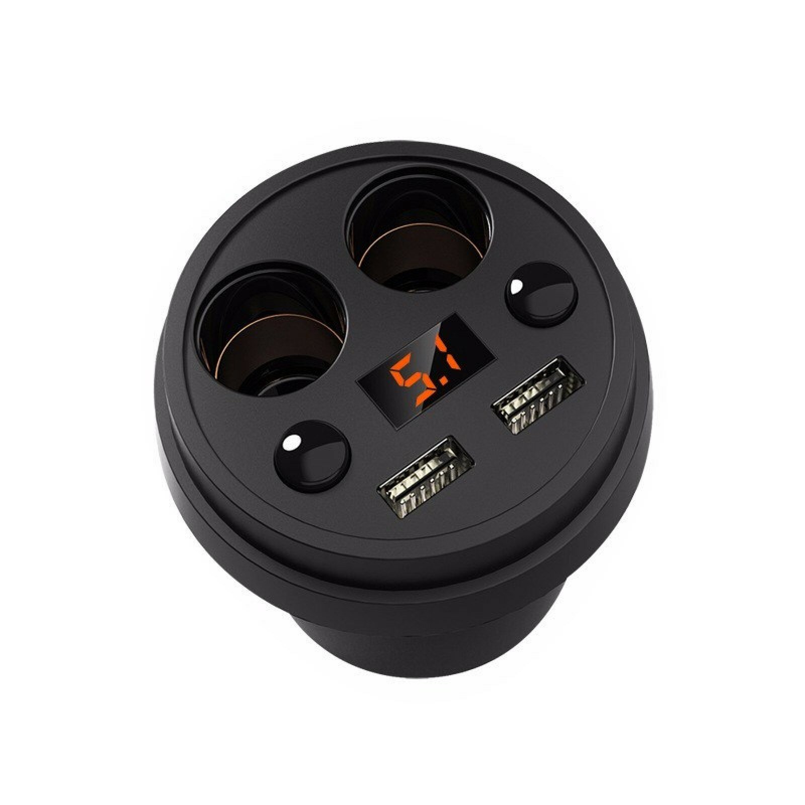 Многофункциональное автомобильное зарядное устройство MyPads TX127-473 с ЖК-дисплеем и двумя USB-портами