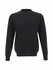 Свитер DIKTAT Ribbed crew-neck sweater, размер 60, , black/black