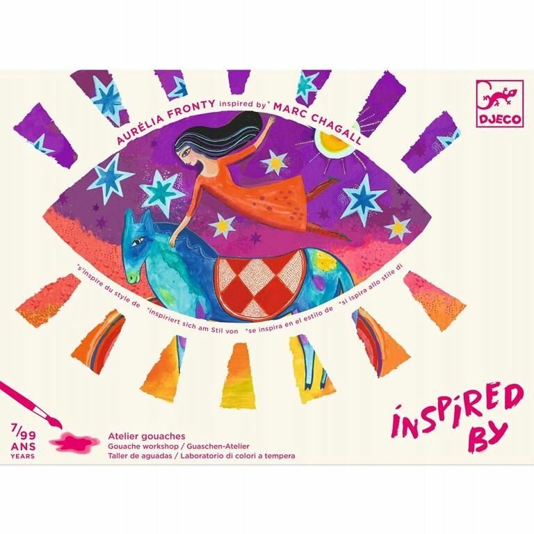Набор для творчества Djeco - Набор для росписи красками "Вдохновение во сне" - DJ09380