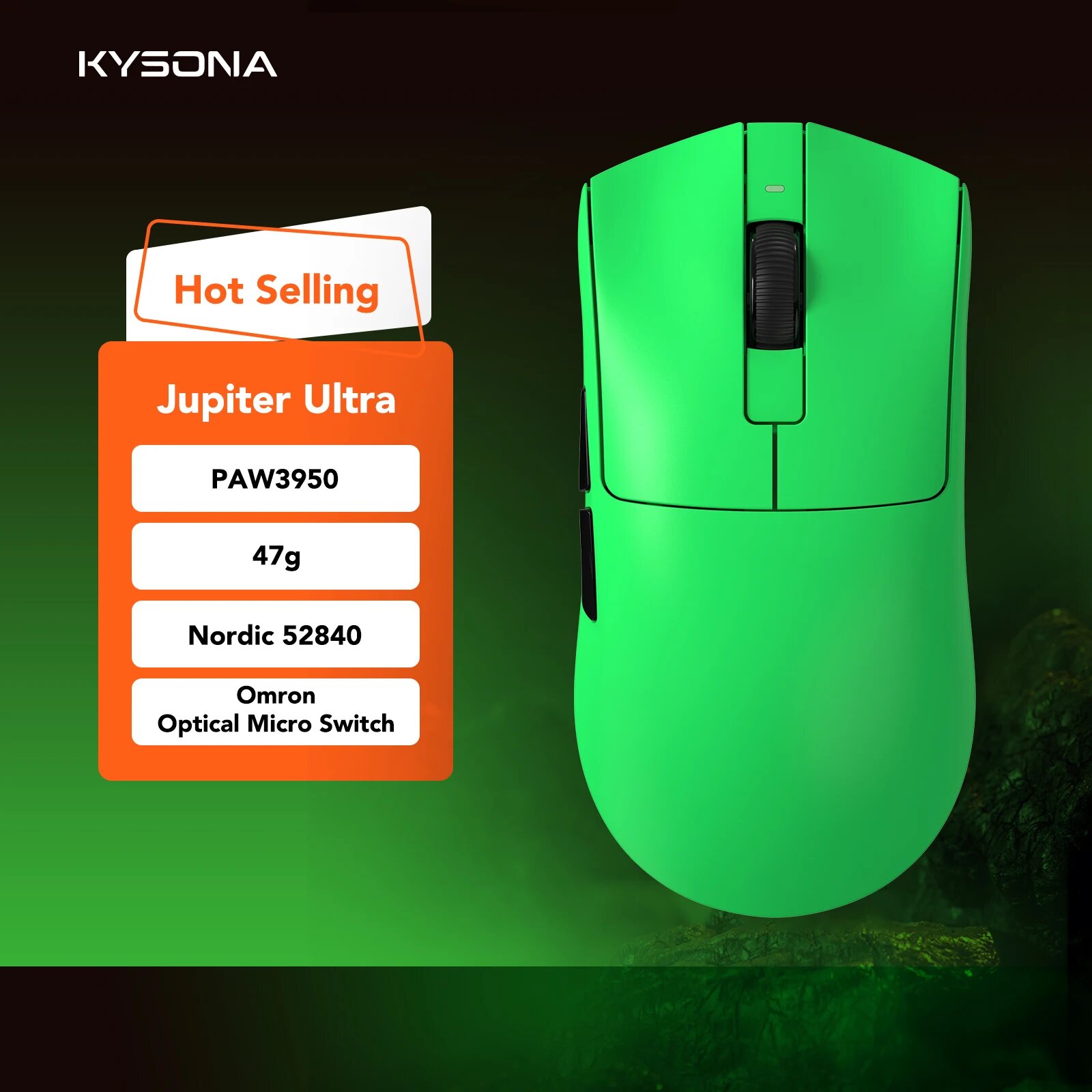 KYSONA Jupiter Ultra Green, 47g, PAW3950
