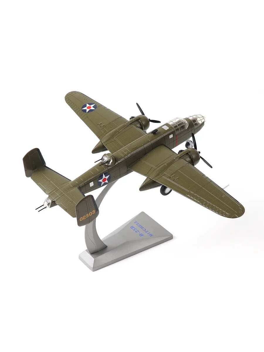Модель B-25B Mitchell Wispper 1/72, металл, ВМВ