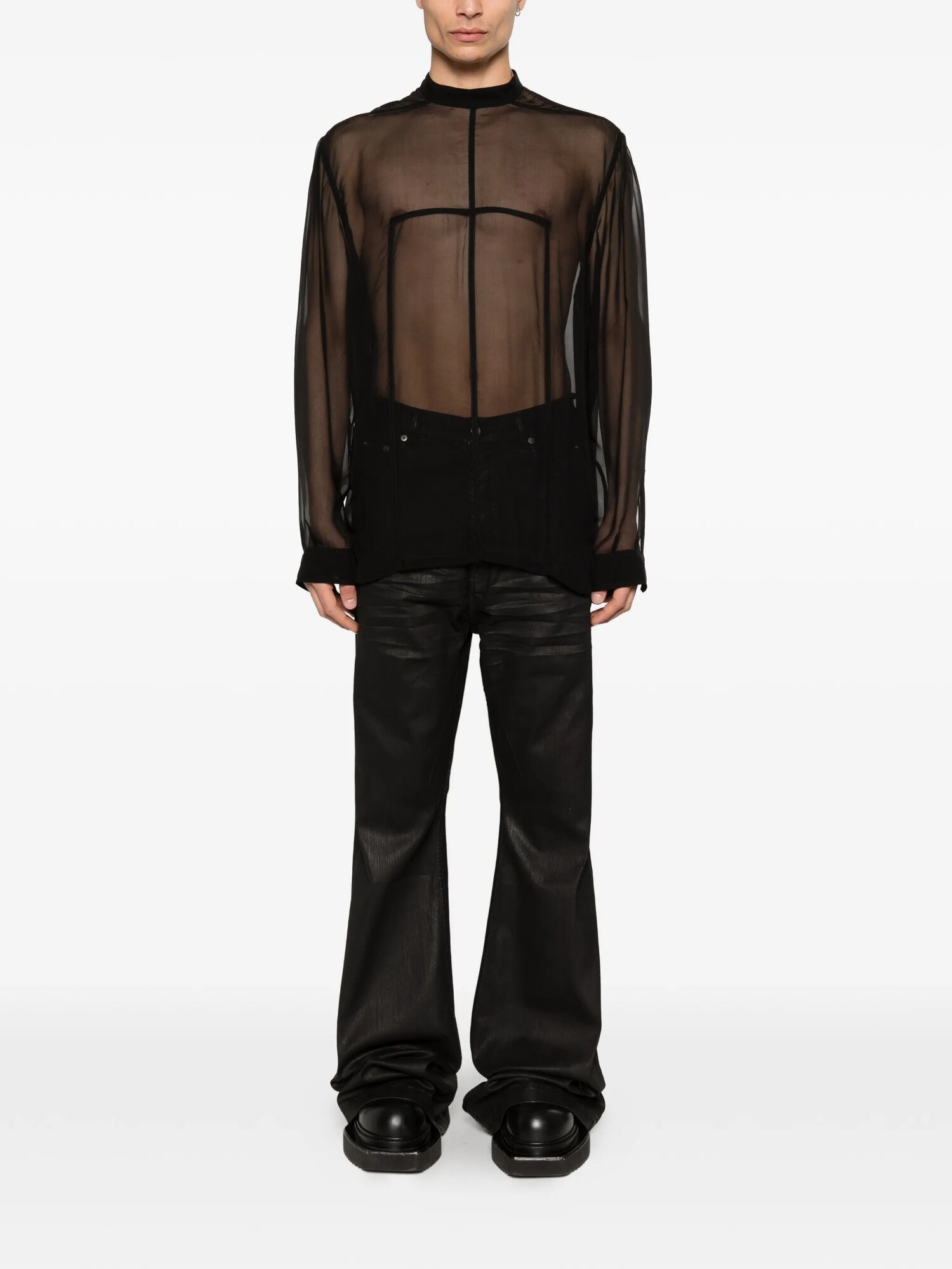Топ Rick Owens, размер 50, black/black — фото 1