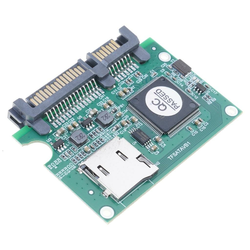 Адаптер Micro SD в SATA 22pin