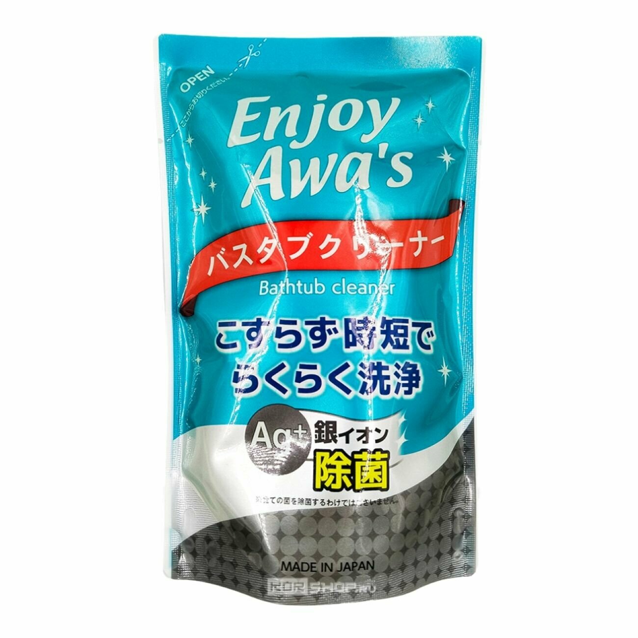 Спрей-пена Rocket Soap чистящая для ванны, аромат цитрусов, с ионами серебра, 300 мл, сменная упаковка