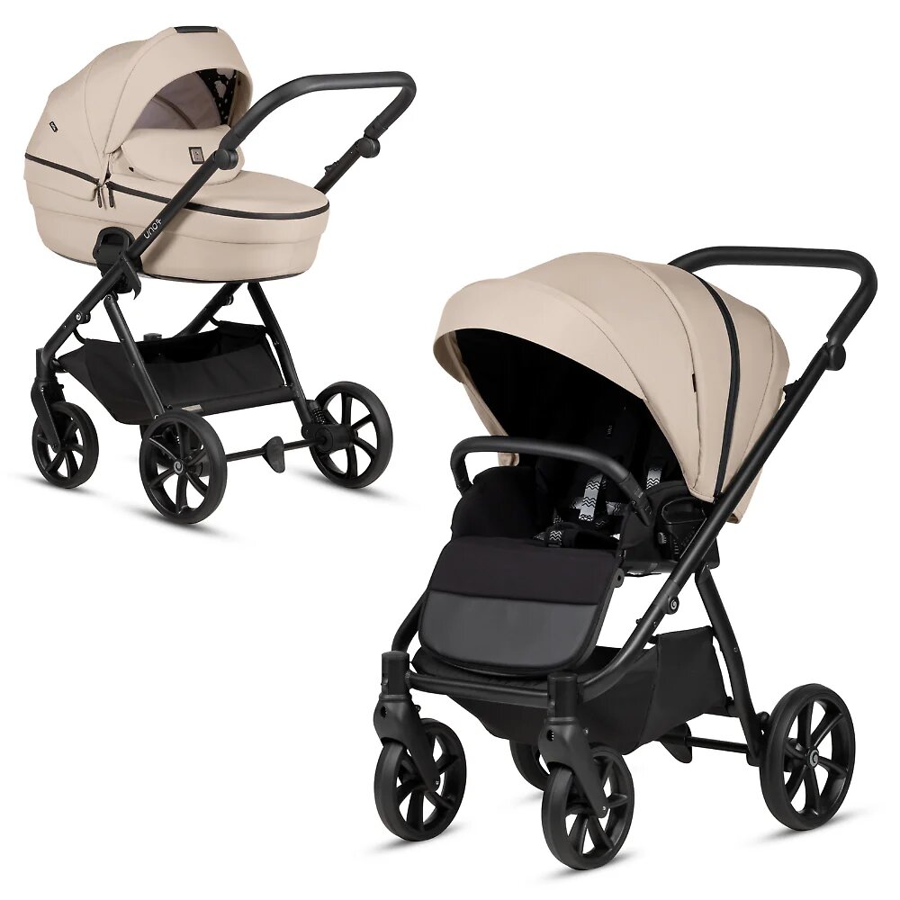 Детская коляска 2в1 Tutis Uno 6+, цвет Beige (Бежевый), артикул производителя 1602180