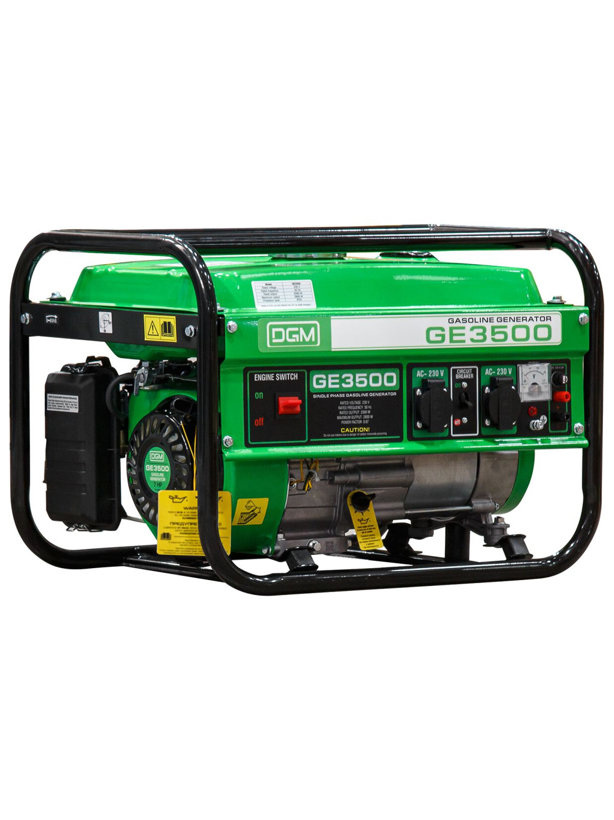 Электростанция генератор бензиновый для дома 2.8 кВт DGM GE3500 (DG1810-1)