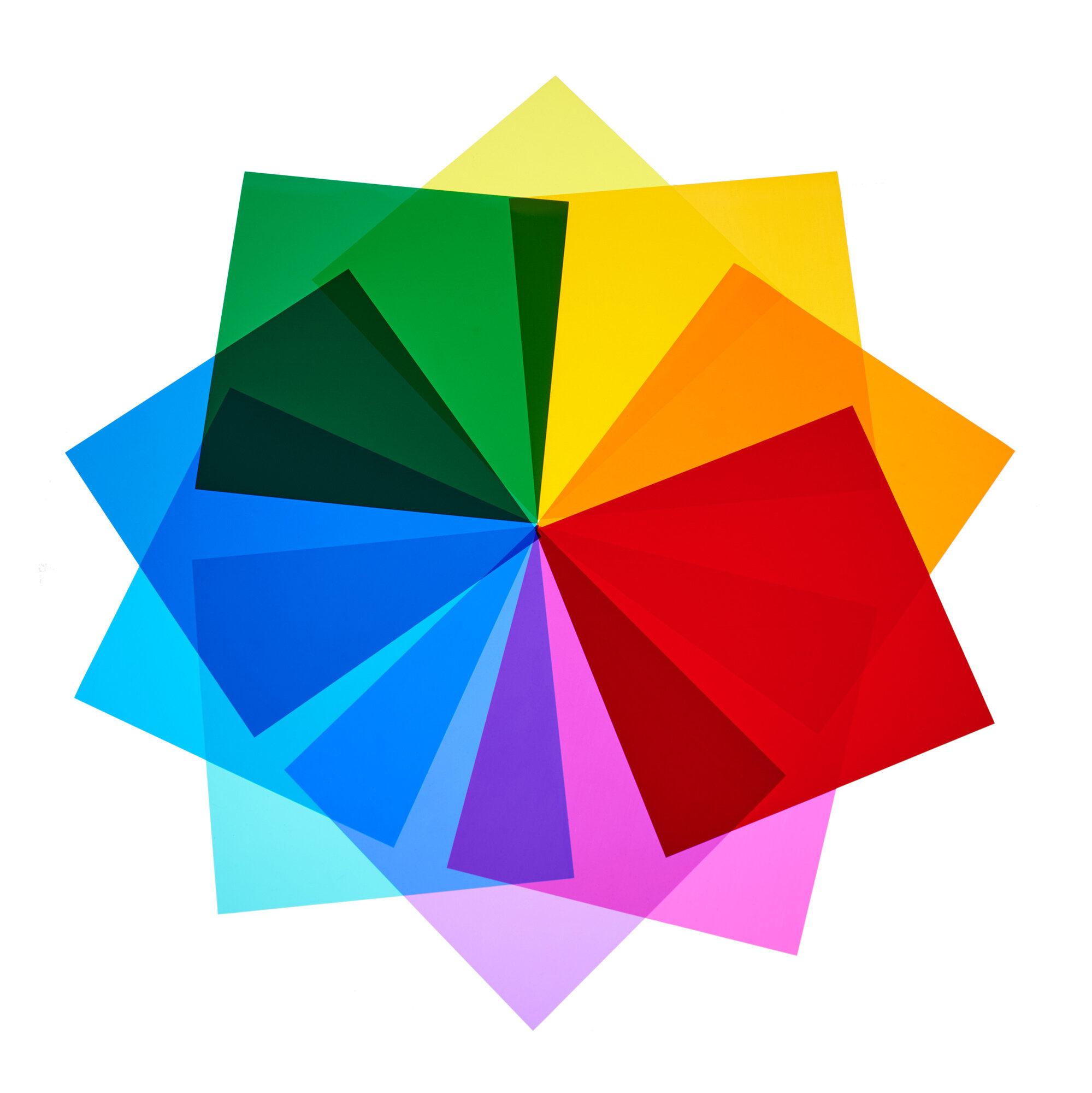 Набор гелевых светофильтров primary color 20x20 см, 10 основных цветов