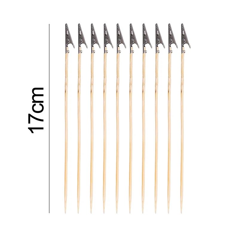 Металлические зажимы-крокодилы для моделирования 10PCS, 17cm