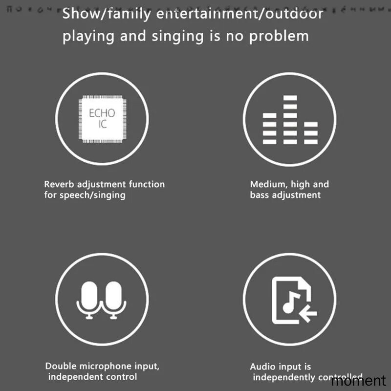 Микрофон Karaoke Sound Mixer для караоке, металлический корпус, разъем jack 6.3 mm — фото 1