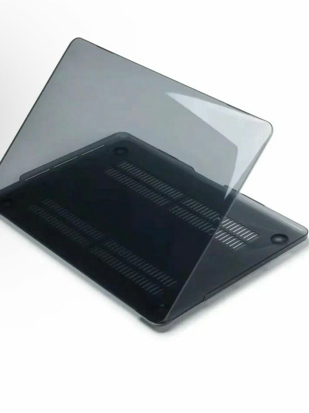 Чехол-накладка пластиковый для Macbook 15.4 Pro A1707 (2017) прозрачно-черный